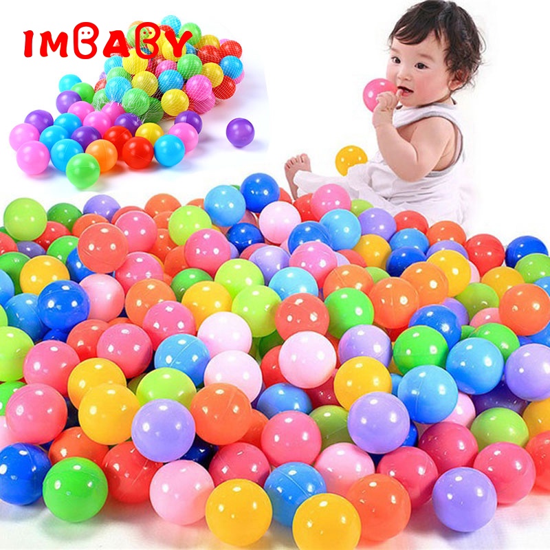 100/200pcs 5.5cm Balls Pool Balls Soft Plastic Ocean Ball For Playpen ...