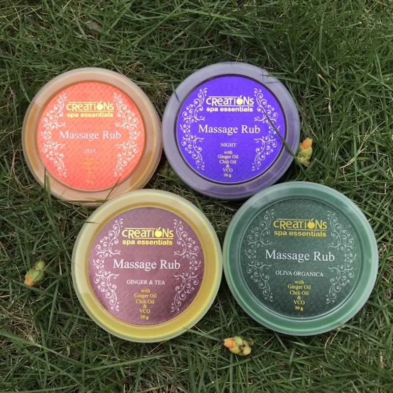 BIG (50g) Massage Rub by Creations Spa Essential | Shopee Philippines
