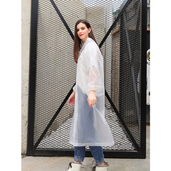 EVA Raincoat Reusable Lightweight Unisex Eco-friendly Raincoat with ...