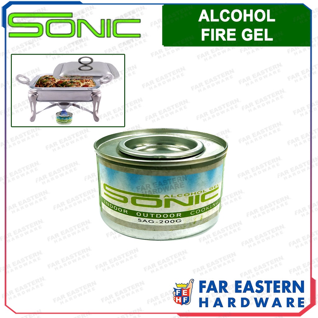 SONIC Alcohol Fire Gel for Food Warmer SAG-200G | Shopee Philippines