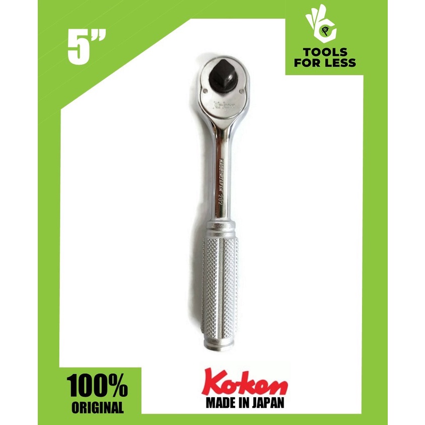 Koken Heavy Duty 1/4 Dr. Reversible Ratchet Handle 5" Model: 2753N | Shopee Philippines