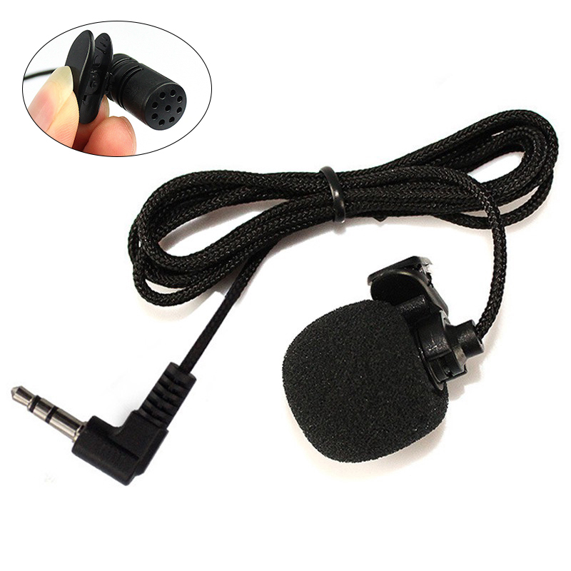 P2 3.5mm Mini Mic Clip On Lapel Microphone For loudspeaker Studio ...