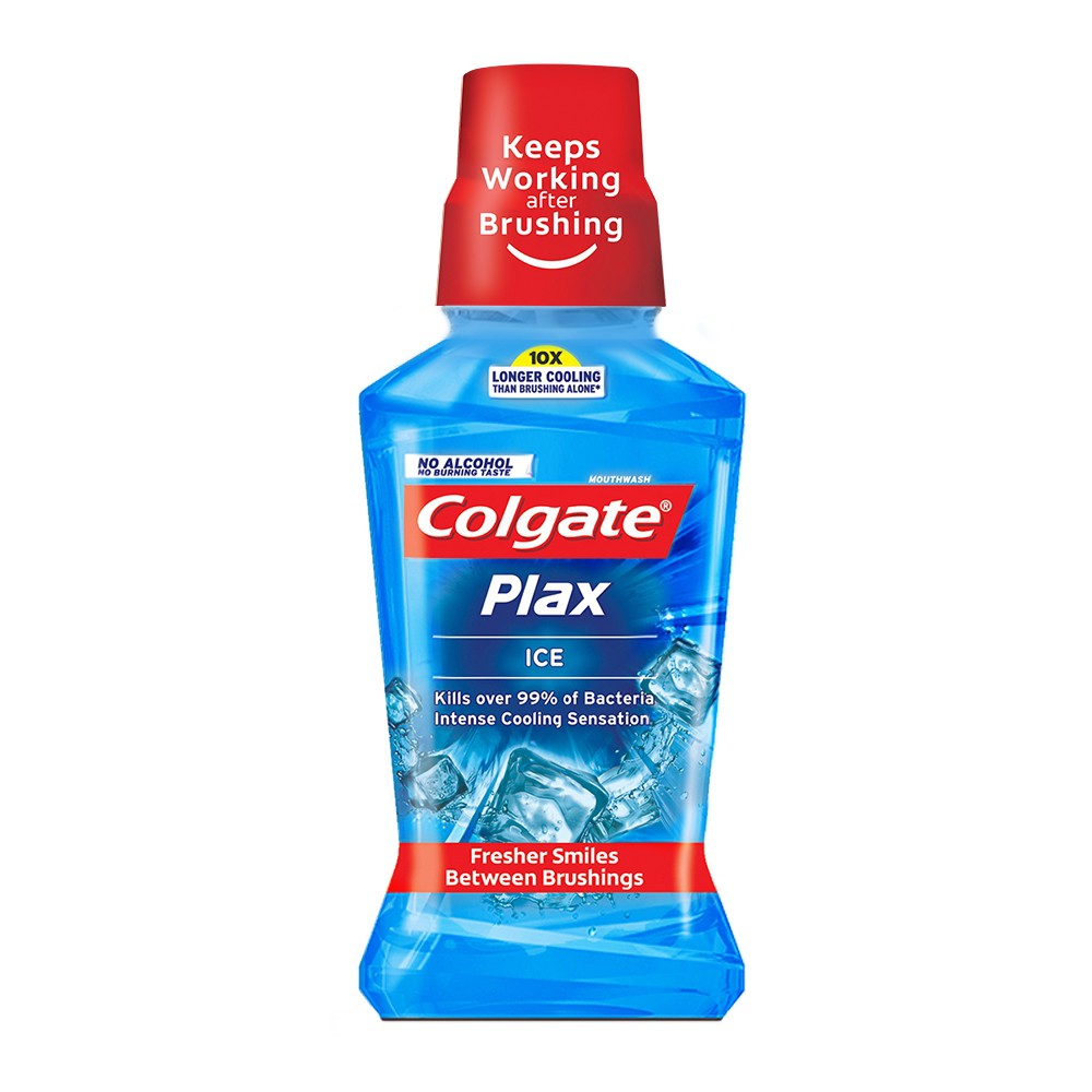 Colgate Plax Ice Intense Antibacterial Mouthwash 500ml | Shopee Philippines