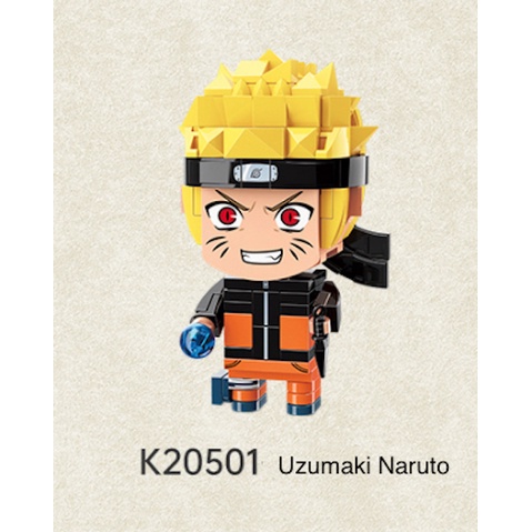 Mybrickstore Uzumaki Naruto Cartoon Comic Mini Figure Minifigure Model ...