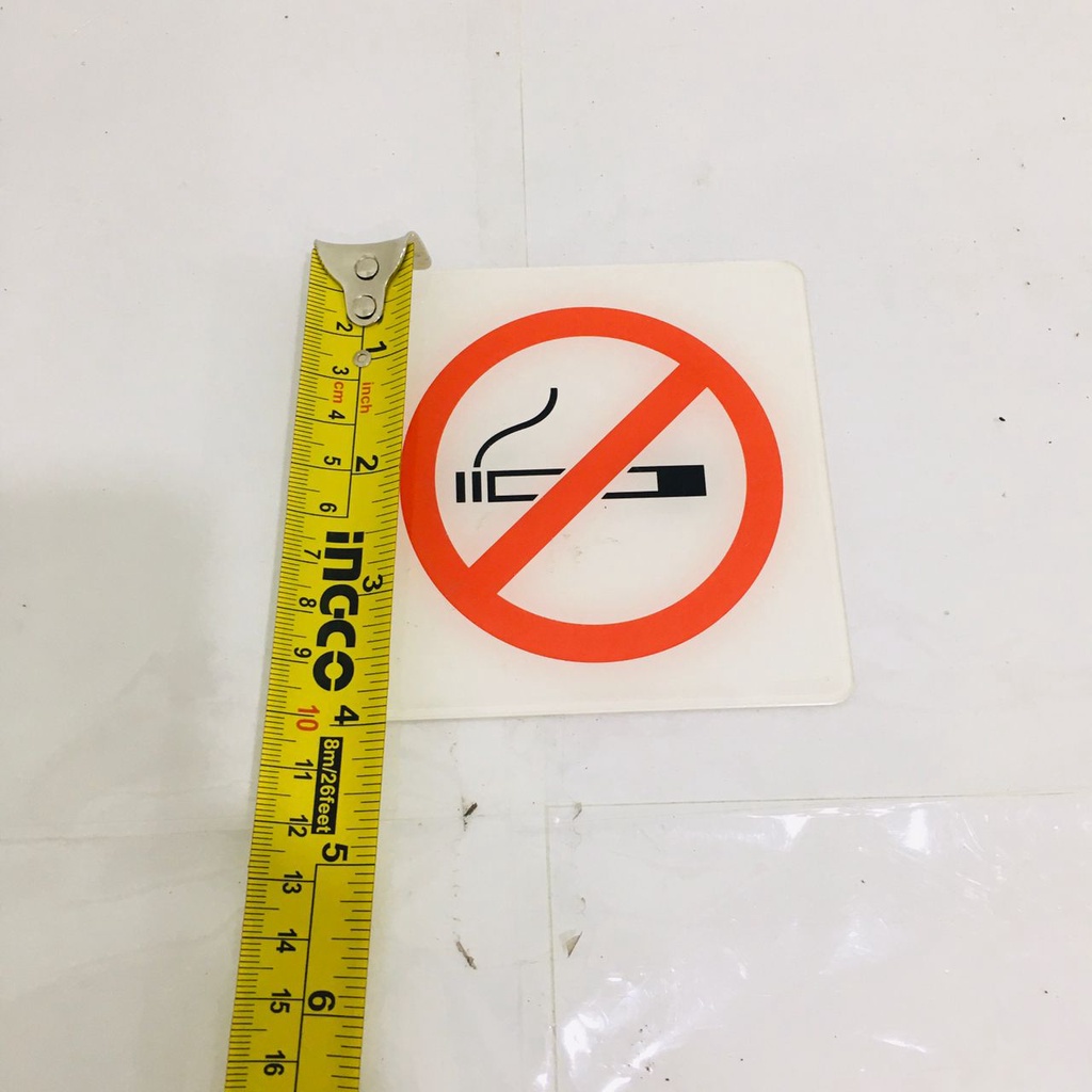 No Smoking Sign/No Smoking Sign PVC/ Metal/Acrylic Board | Shopee ...