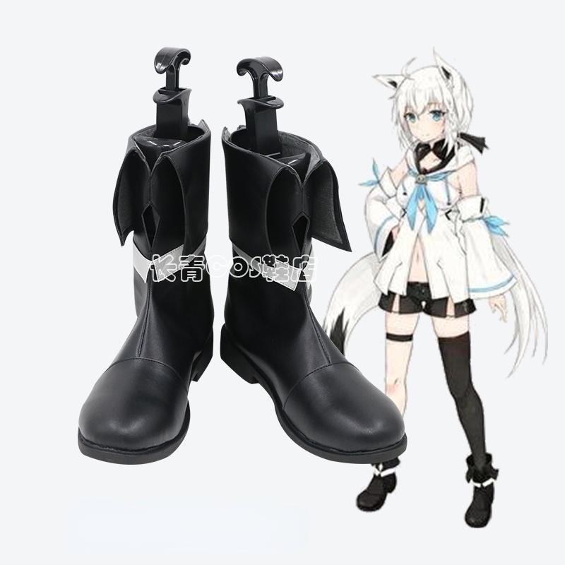 Hololive Vtuber Shirakami Fubuki cos shoes custom cosplay shoes ...
