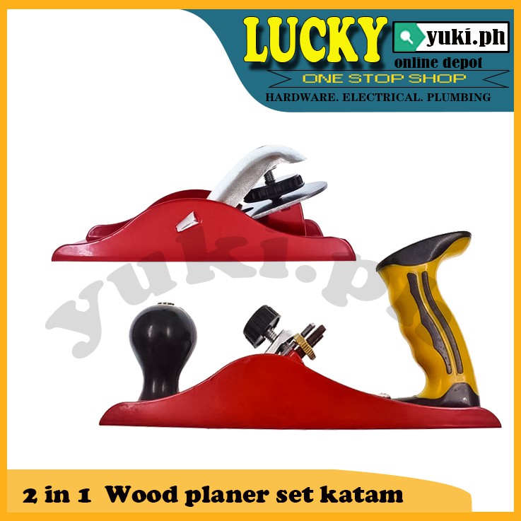 2 IN 1 WOOD PLANER SET/KATAM (WOOD WORKING TOOL METAL WOOD HAND PLANER ...