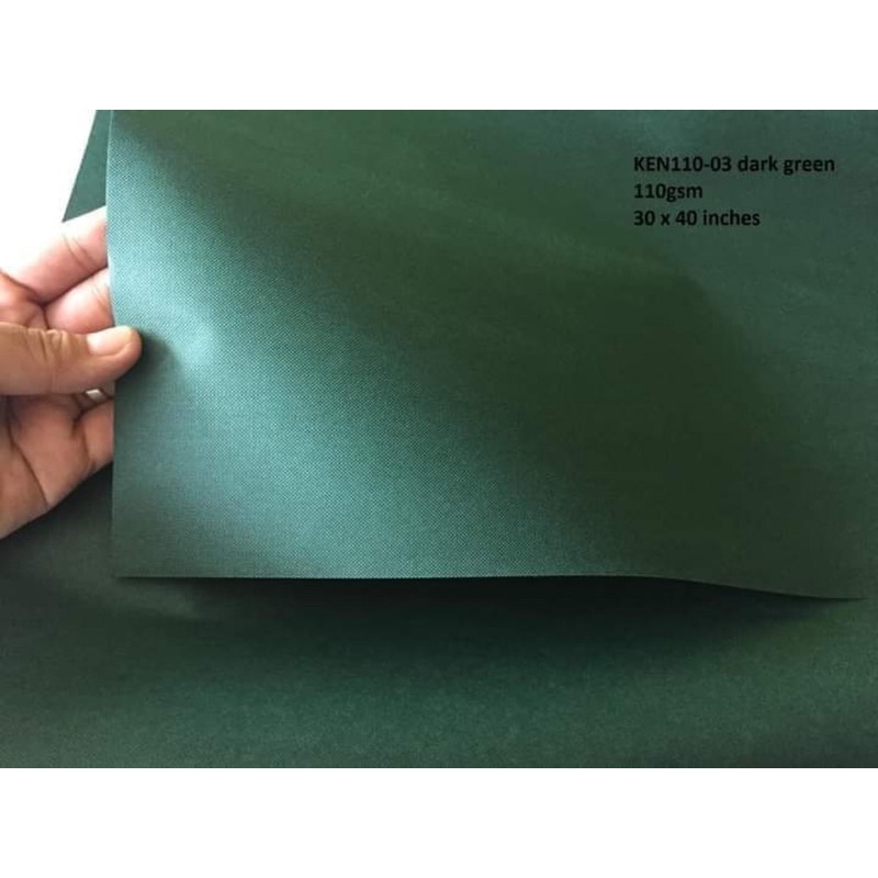 Green paper KEN110-03 GN-06textured paper 110gsm for invitation ...