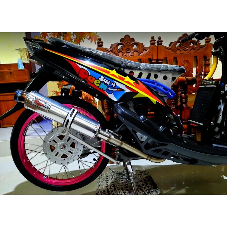 Replica Pro Mio/Mio i125 2valves 180cc/160cc version 2 Round Alloy Pipe ...