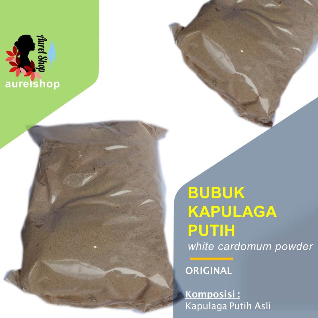 PUTIH White Cardamom powder 250 g, 500 g, 1 kg (Amomum compactum powder ...