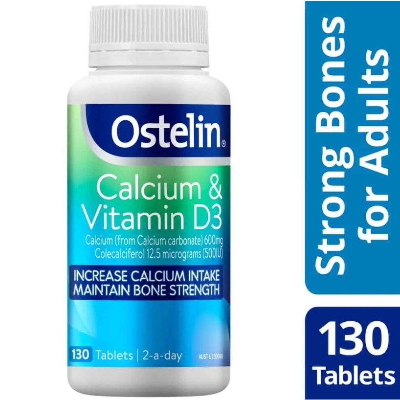 Ostelin Vitamin D Calcium 130 Tablets | Shopee Philippines