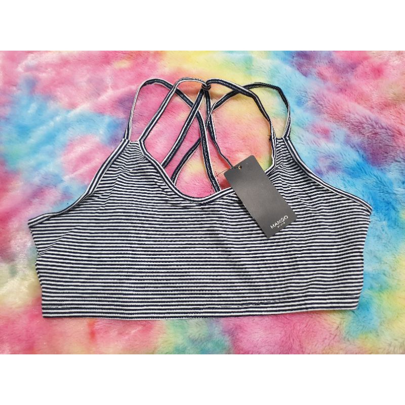 BRAND NEW ‼ BRANDED MANGO LADIES WOMEN SPORTS SANDO TANKS CROPPED TOP ...