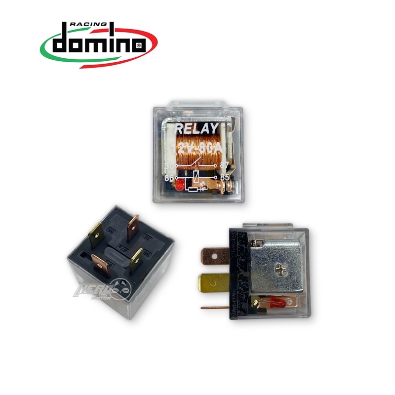 Horn & Mini Driving Light Relay 4-Pin Socket Universal Copper Wire Made ...