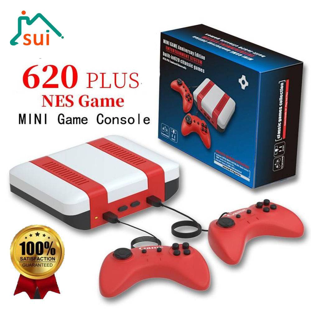 620 Games TV Videos game console AV RCA Video Player FC NES Mini 8 Bit ...
