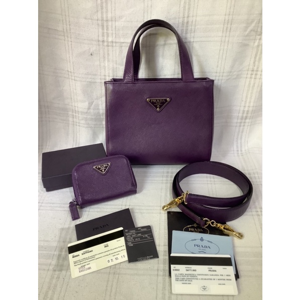 PRA.D.A Bag Set authentic preloved | Shopee Philippines