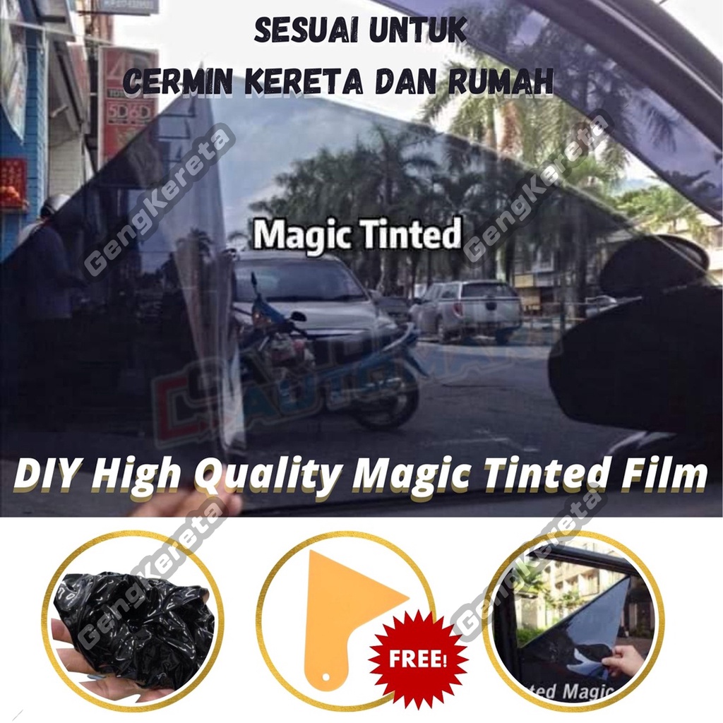 Car MAGIC TINT 50%/70%/85% VLT Double Tint DIY HIGH QUALITY Window UV ...