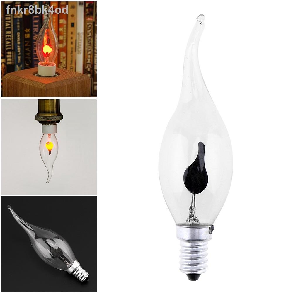 1W 220V C35 Edison E14 Flame Draft Light Bulb | Shopee Philippines