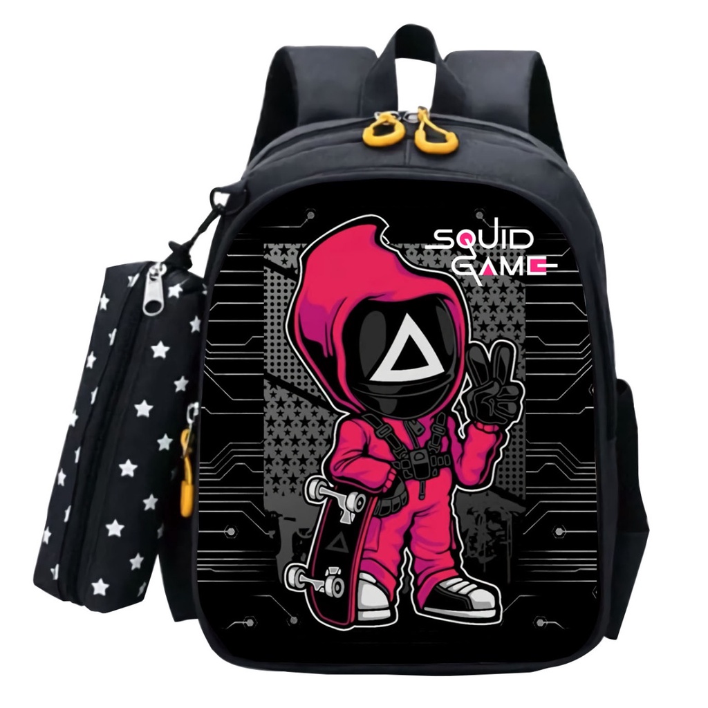 NEWEST CHILDREN'S BAGS 2021 SQUIDGAME MEN'S BACKPACKS / SQUID GAME ...