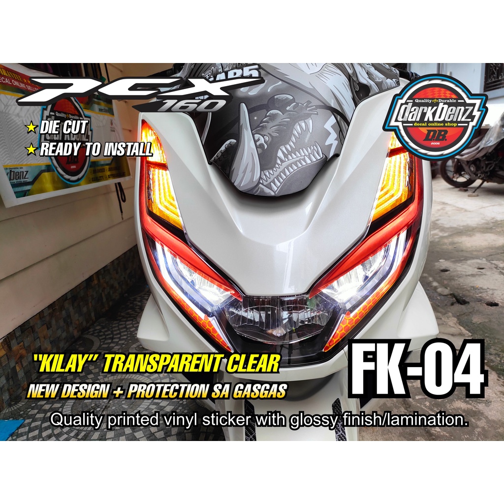 Honda PCX 160 New unique kilay concept quality printed sticker decal ...