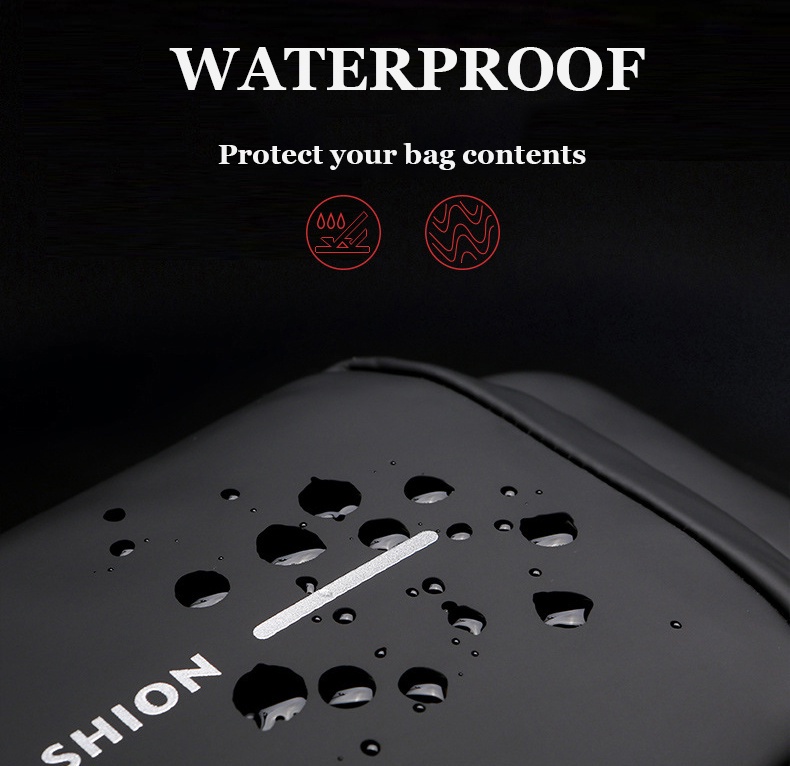 【COD】Chest Bag Men Anti-theft Sling Bag Waterproof USB Charging ...