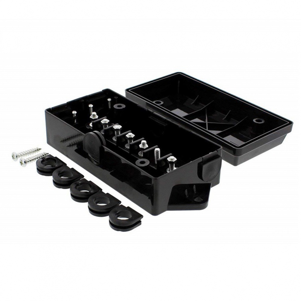 Junction Box Kit Parts 7 Pole Plastic& Metal Replacement Rubber Grommet ...