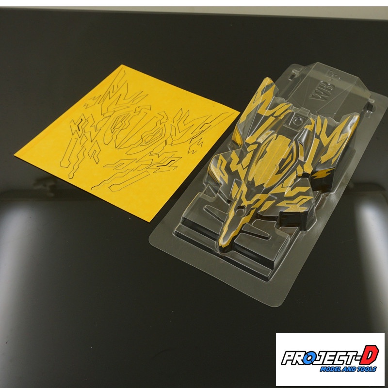 Homemade Mini 4WD Racing Car Winning Bird Formula Clear Body Set ...