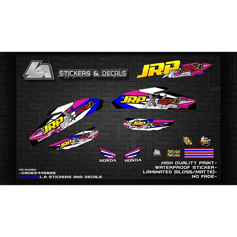 tmx 155 jrp decals concepts | Shopee Philippines