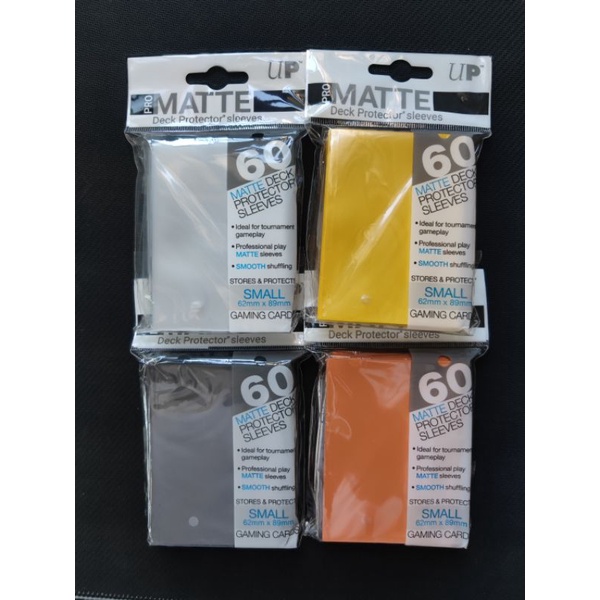 Ultra PRO matte deck protector small sleeves 62x89mm | Shopee Philippines