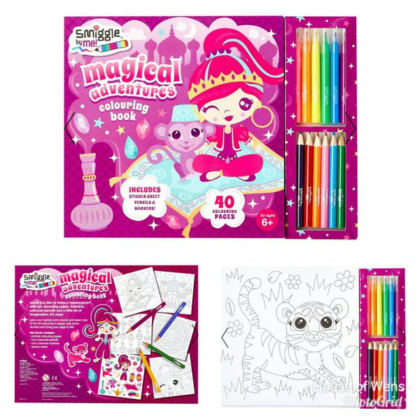 Smiggle magical adventures Colouring book From | Shopee Philippines