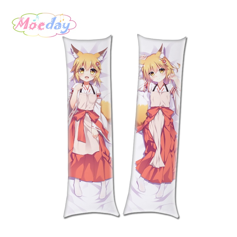 Japan Anime The Helpful Fox Senko-san Girl Characters Hugging Body ...