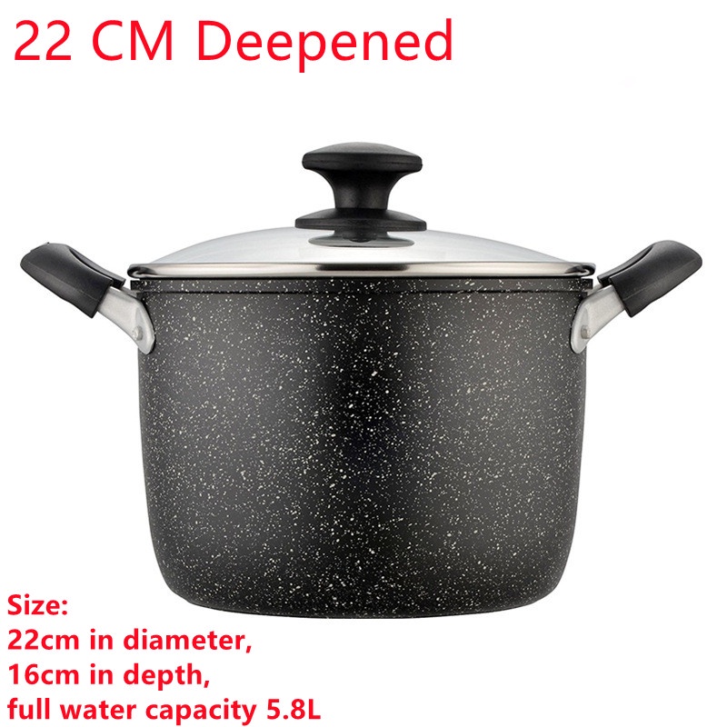 Maifan Stone Non Stick Soup Pot Kitchen Cooking Non-Stick Pots | Shopee ...