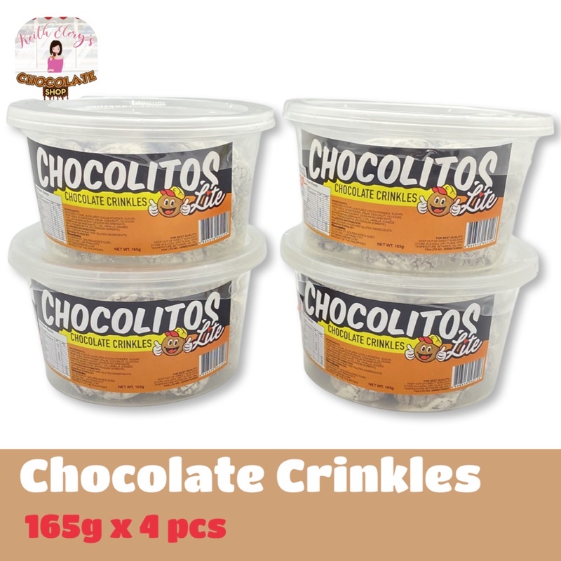 Chocolitos Chocolate Crinkles (165g x 4pcs) | Shopee Philippines