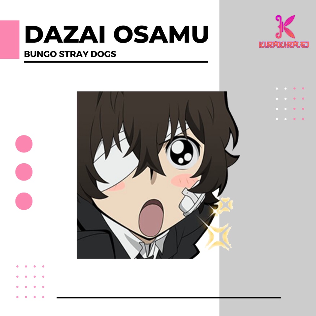 STICKER | Dazai Osamu Sticker | Bungou Stray Dogs | Vinyl Water Proof ...