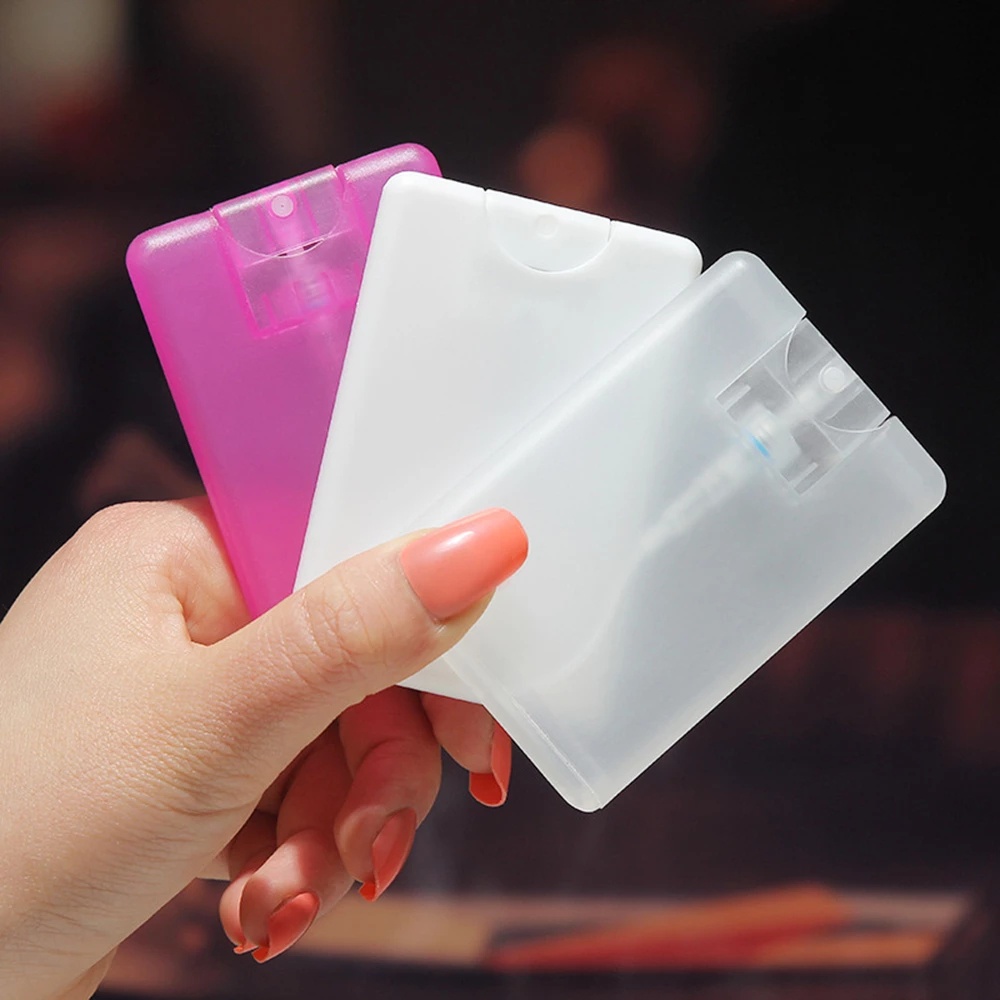 20ml Plastic Mini Hand Sanitizer Card Type Spray Bottle | Shopee ...