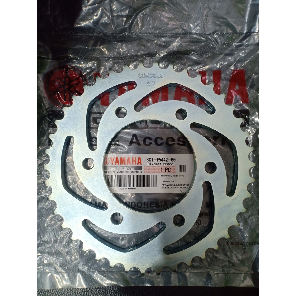 SNIPER 150 SPROCKET/CHAIN 14x42x428 (YGP) (GENUINE: 94568-D1122 / 3C1 ...