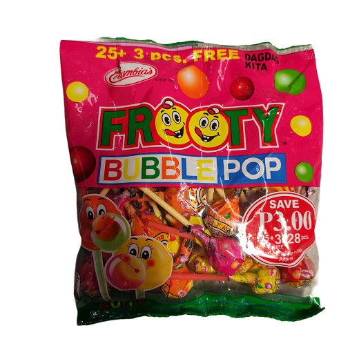 Columbia's Frooty Bubble Pop 25+3's | Shopee Philippines