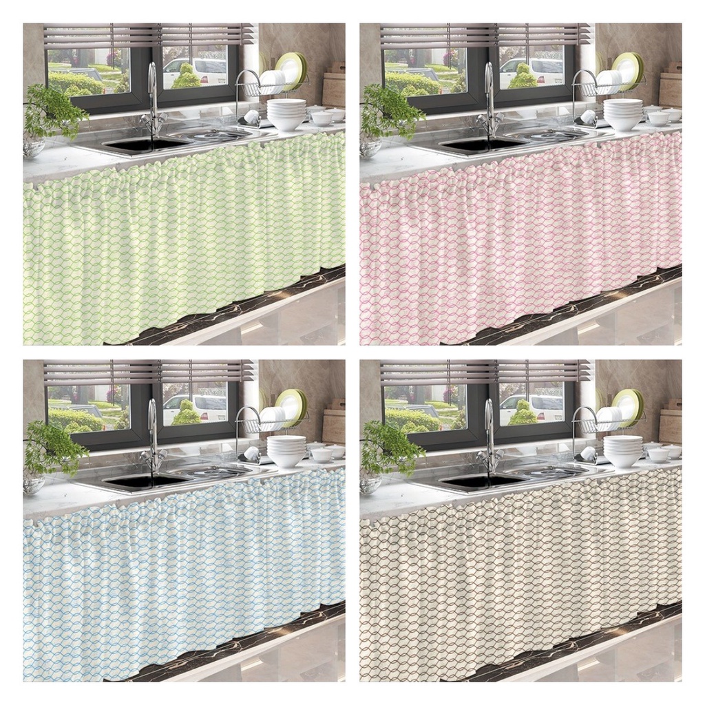 2022 Geometry Curtain Kitchen New 1PC 70*150cm room decoration kurtina ...