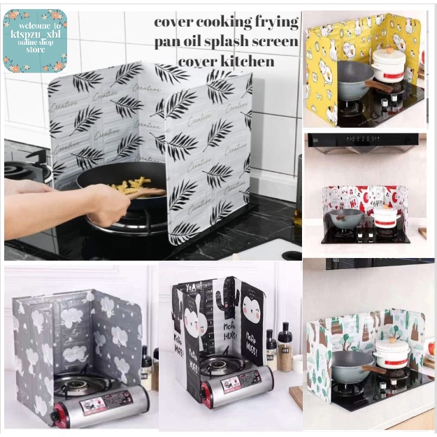 Anti Cooking Frying Pan Oil Splash Guard Stove Scald Proof Covers Board ...