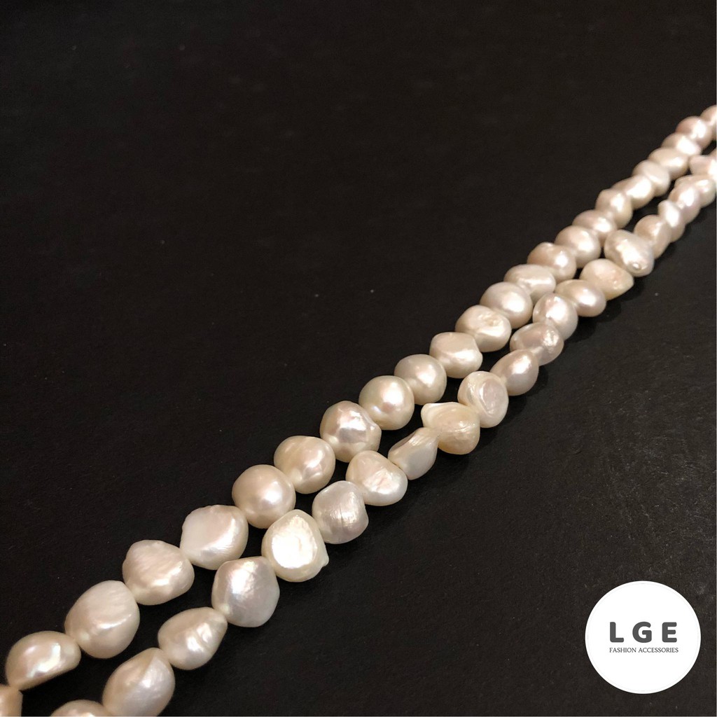 loose FRESH WATER PEARL BAROQUE PEARLS 9MM STRAND DIY beads Bracelet Necklace freshwater ...