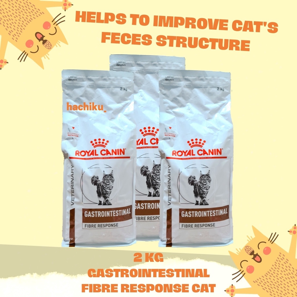 Royal CANIN GASTROINTESTINAL FIBRE RESPONSE CAT 2 KG DRY FOOD / CAT DRY ...