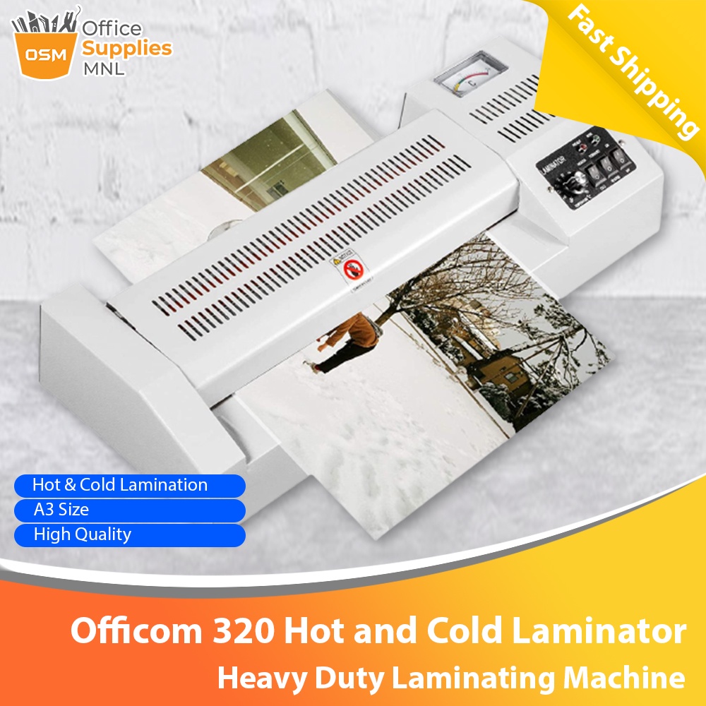 Laminator 320 A3 Size Hot and Cold Heavy Duty Laminating Machine ...
