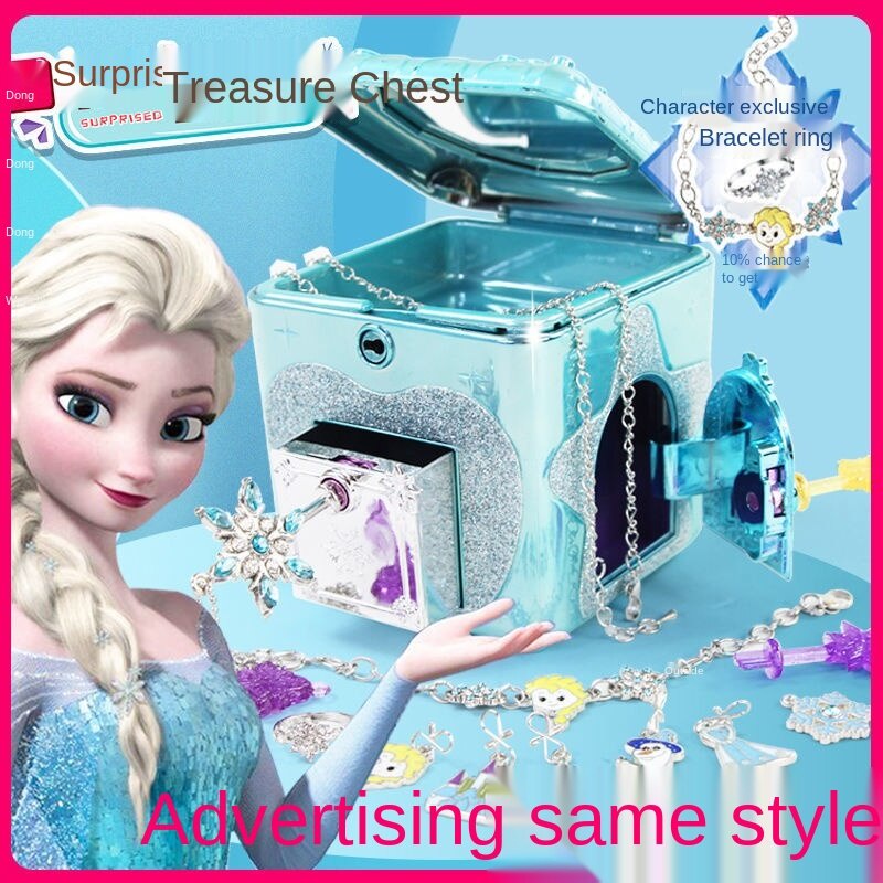Disney Princess Elsa Surprise Treasure box Frozen Children's Jewelry ...