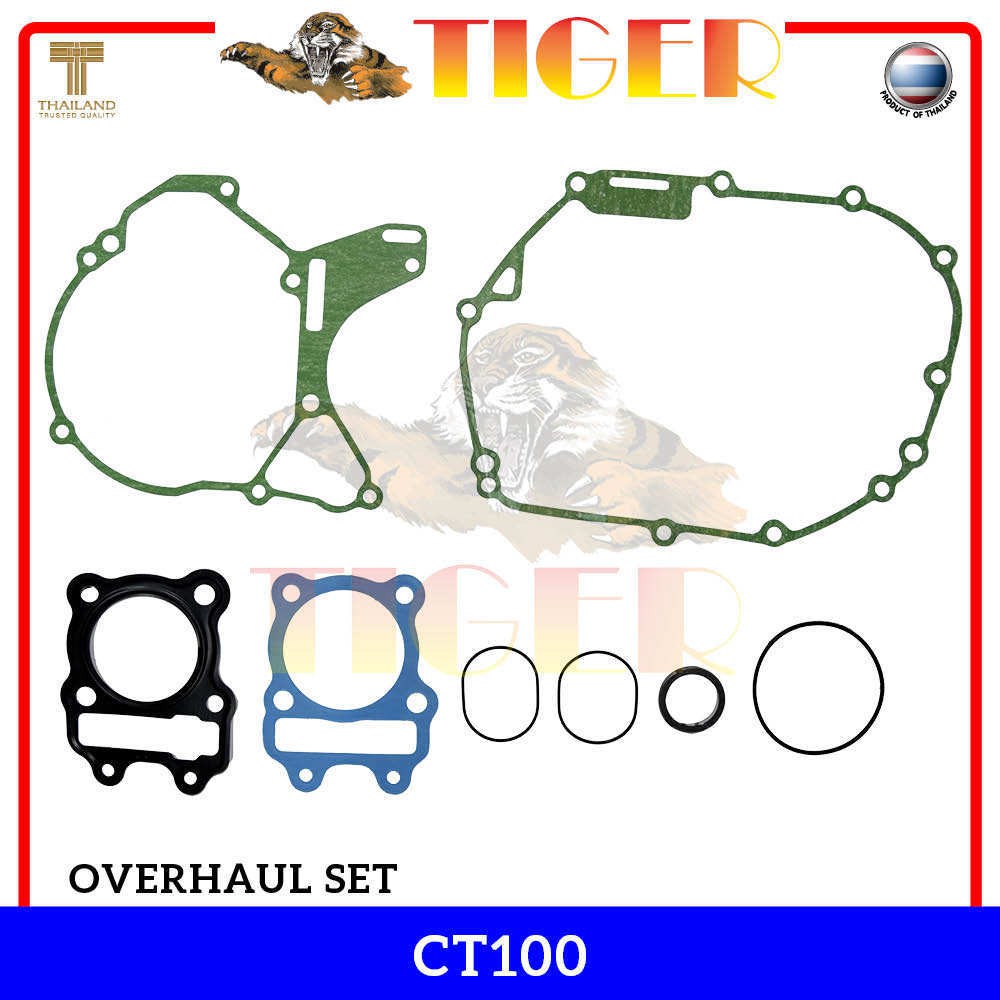 TIGER CT100 Motorcycle Complete Engine Overhauling Gasket Set (100% ...