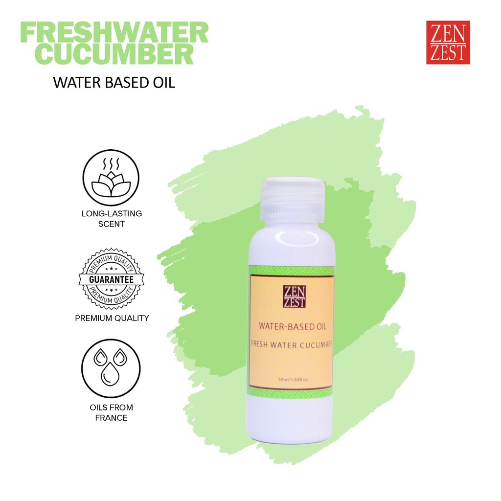 Freshwater Cucumber 50ml Zen Zest Water Based Essential Oil Premium ...