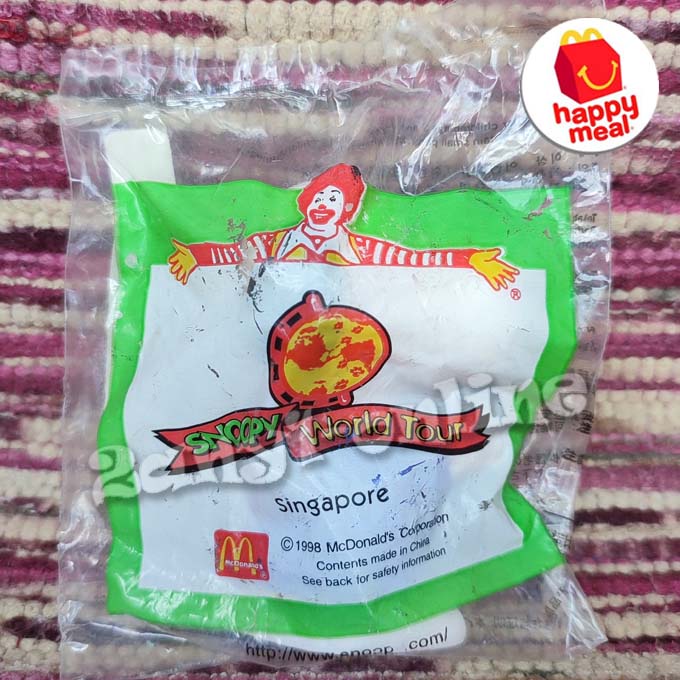 1998 Mcdo Snoopy World Tour - SINGAPORE (Sealed) | Shopee Philippines