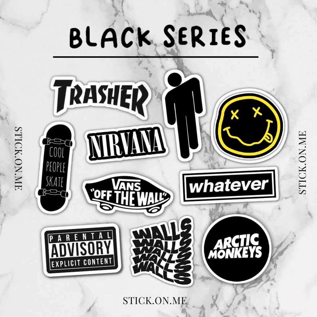 Black & White Sticker Pack - Black And White Stickers - Black & White ...