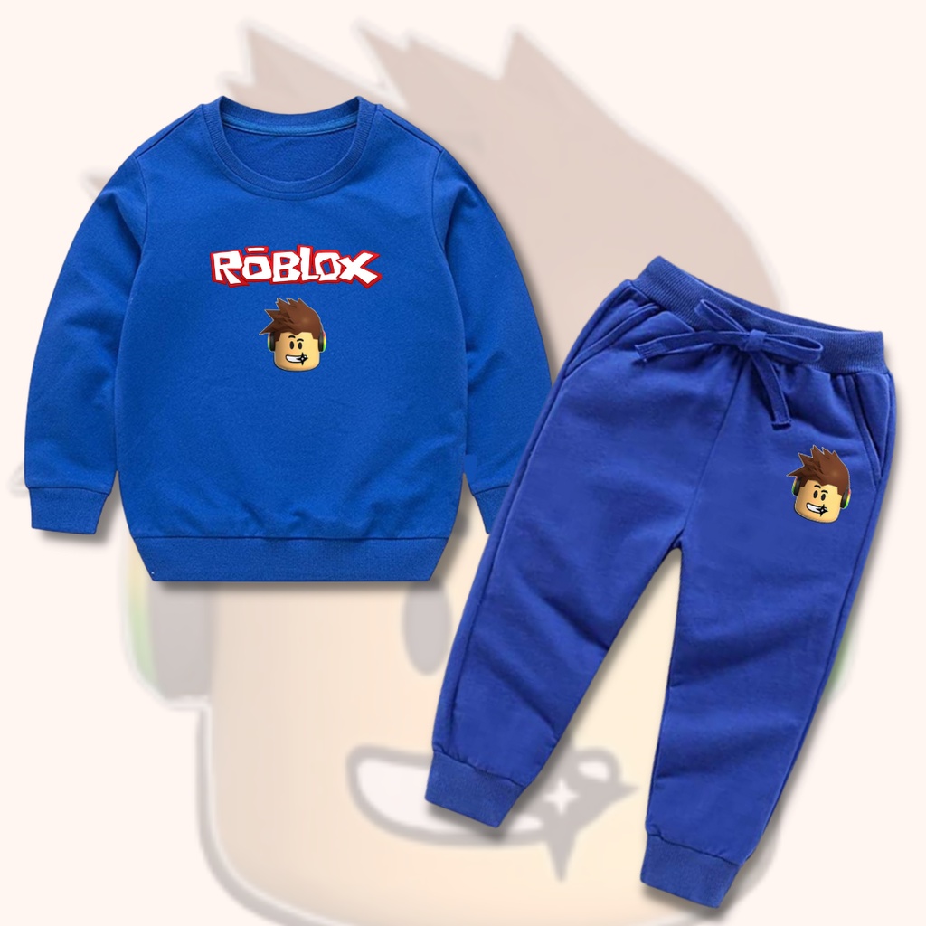 2in1 Roblox Terno for Kids (0-12 Years Old) Jogger Sweater Jacket ...