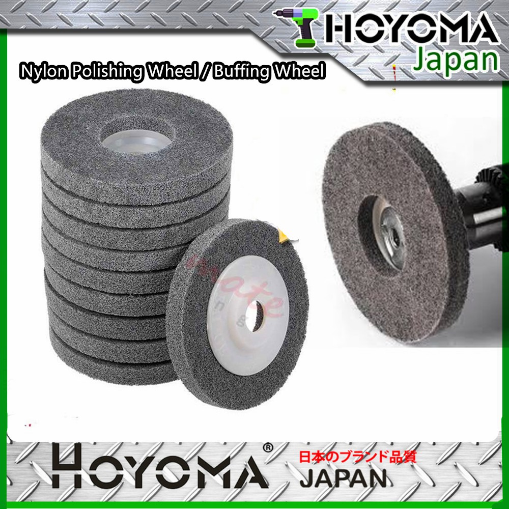 Nylon Polishing Wheel / Buffing Wheel 4inches - 13000Max RPM - 100x16 ...