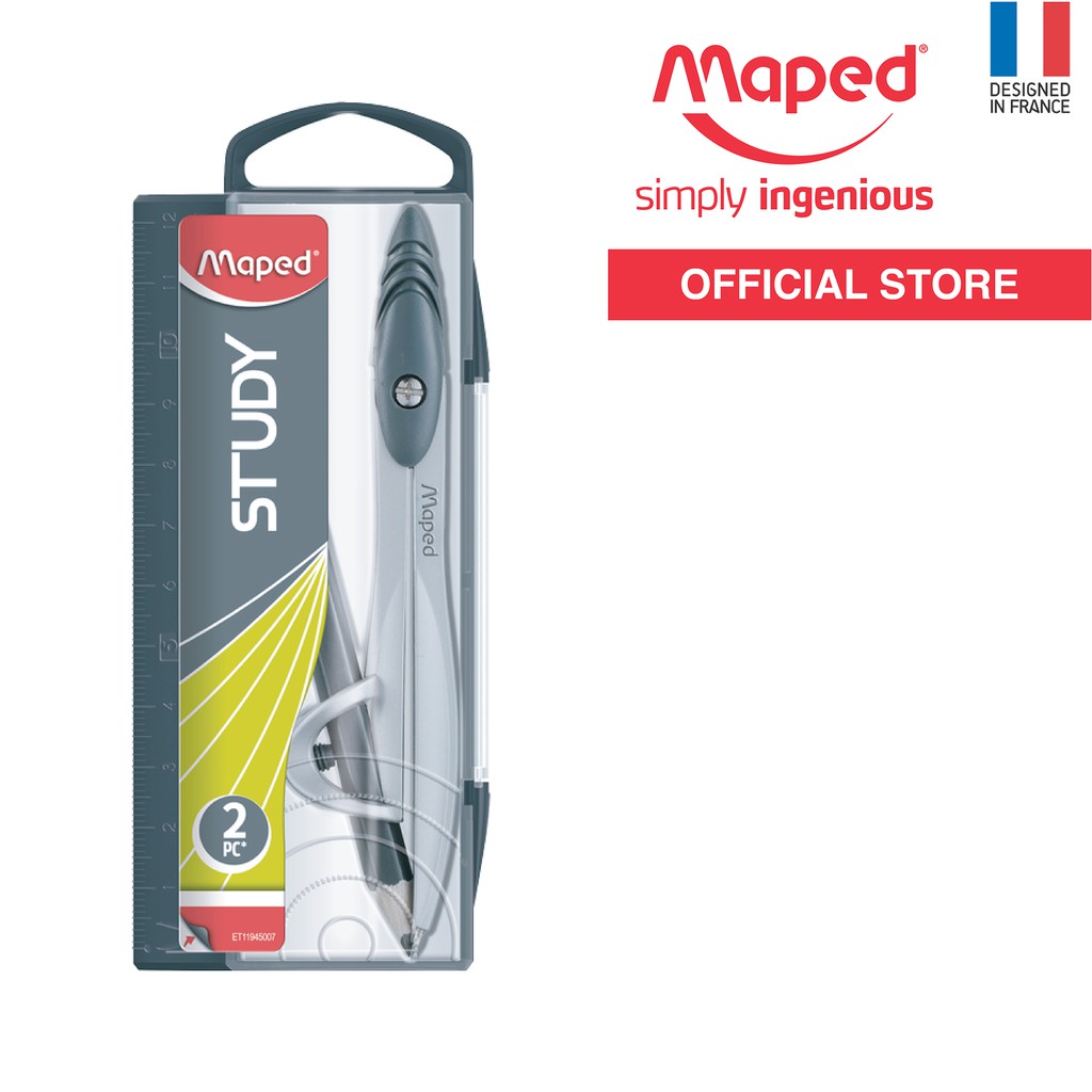 MAPED Study Universal Compass | School Compass Set | 119410 | Shopee ...