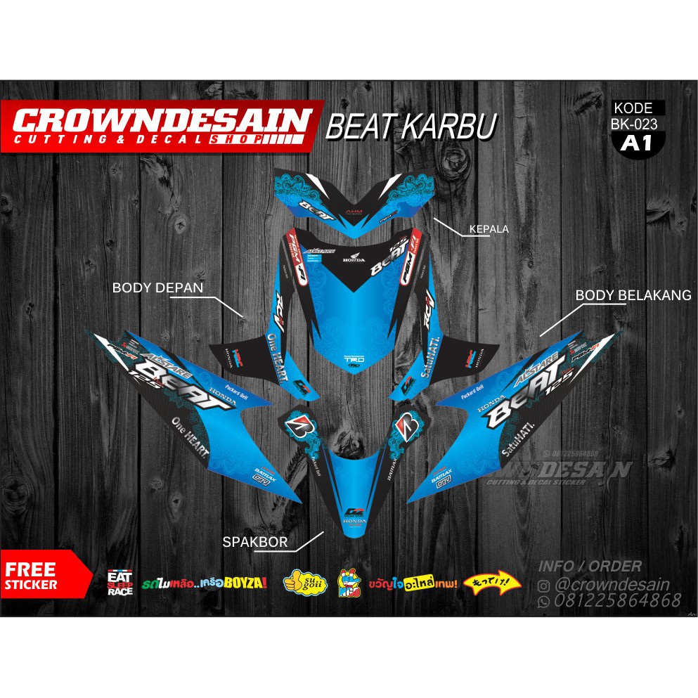 Decal Honda Beat Sticker Beat Full Body | Shopee Philippines